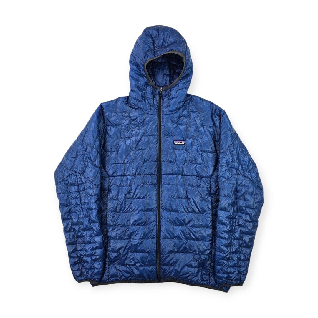 Patagonia Micro Puff Hoody Puffer Jacket Blue Men's XL - Etsy