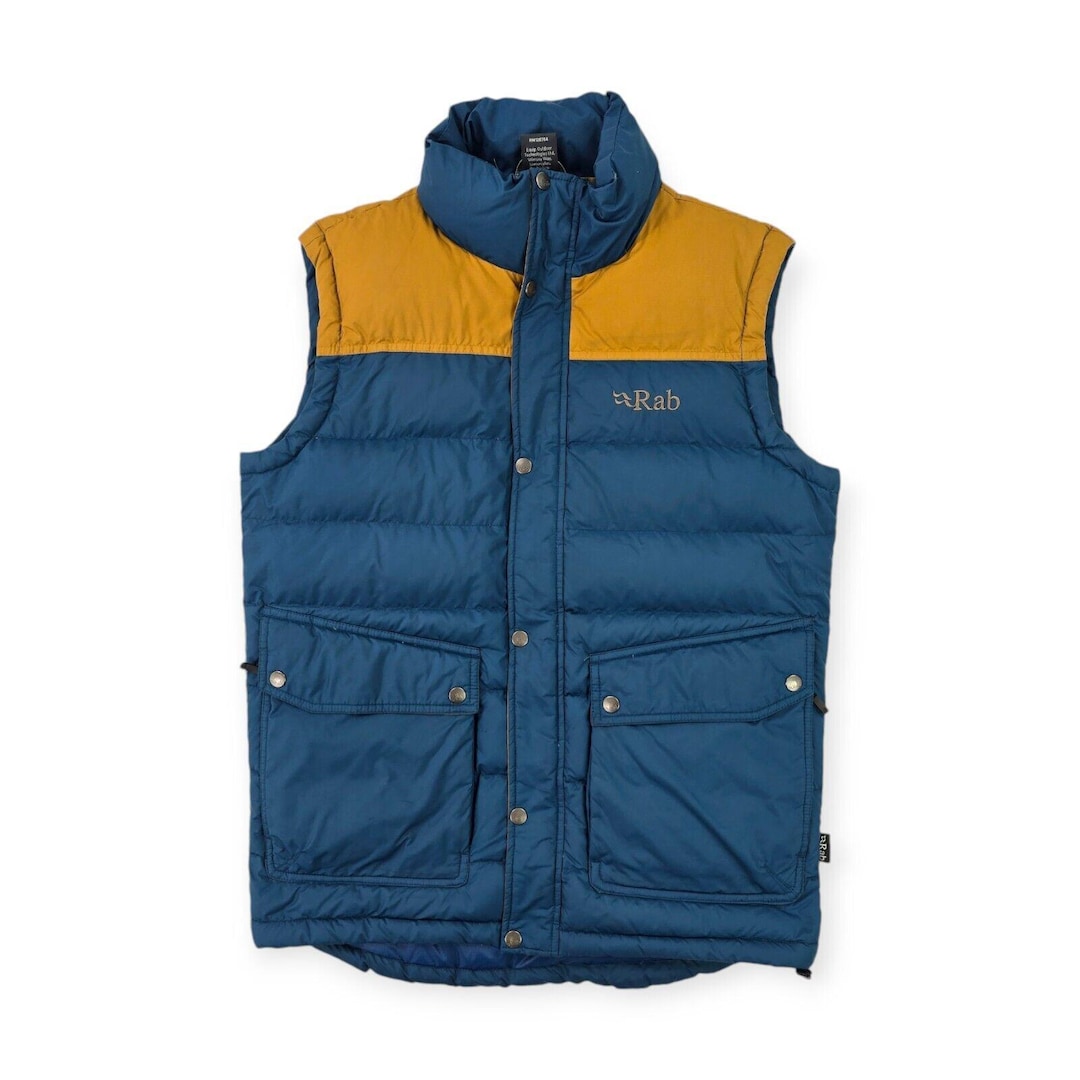 Rab Sanctuary Vest Down Puffer Gilet Jacket Blue Men's Small - Etsy