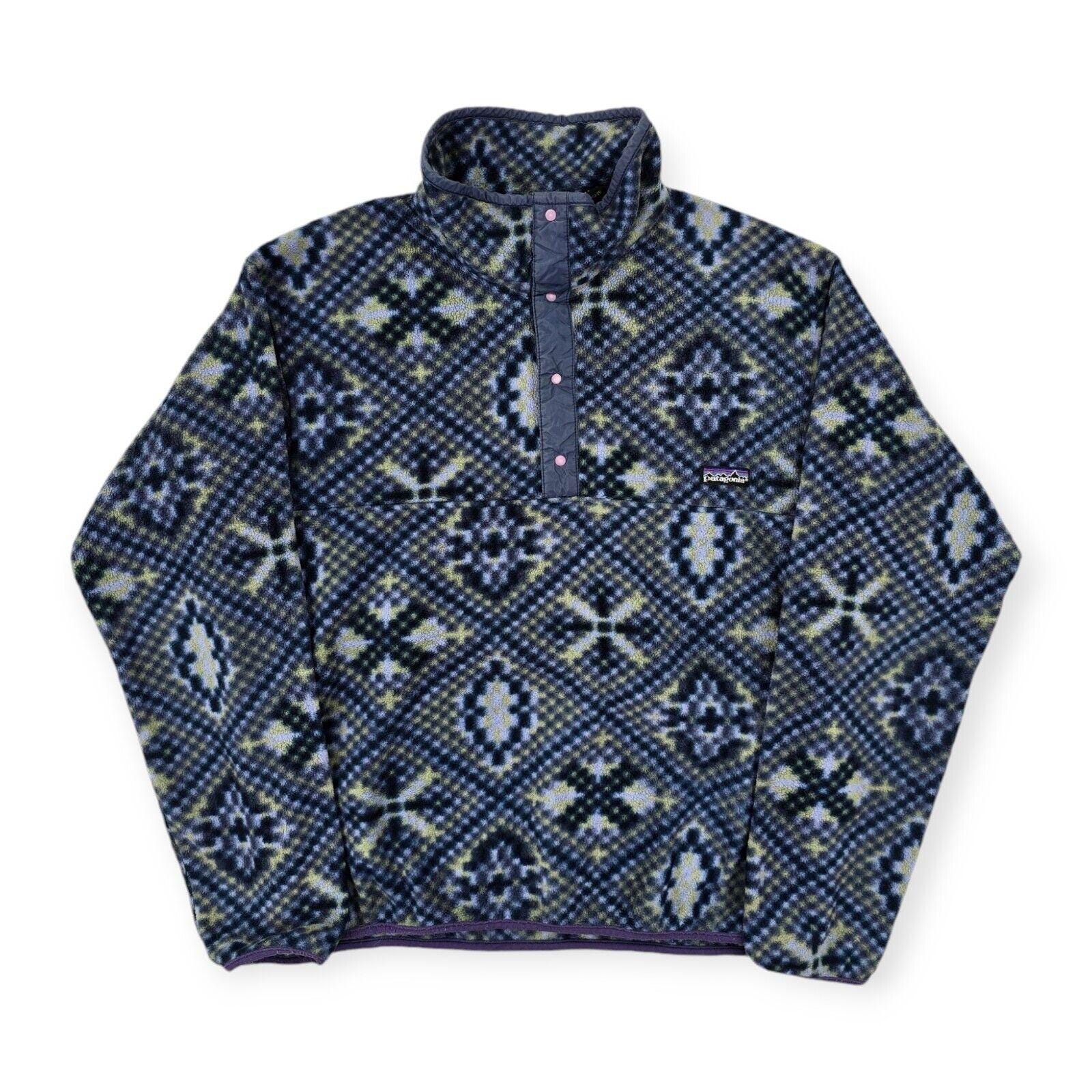Patagonia Synchilla Vintage Snap-t Crazy Pattern Fleece Patagonia Synchilla Vintage Snap-t Crazy Pattern Fleece