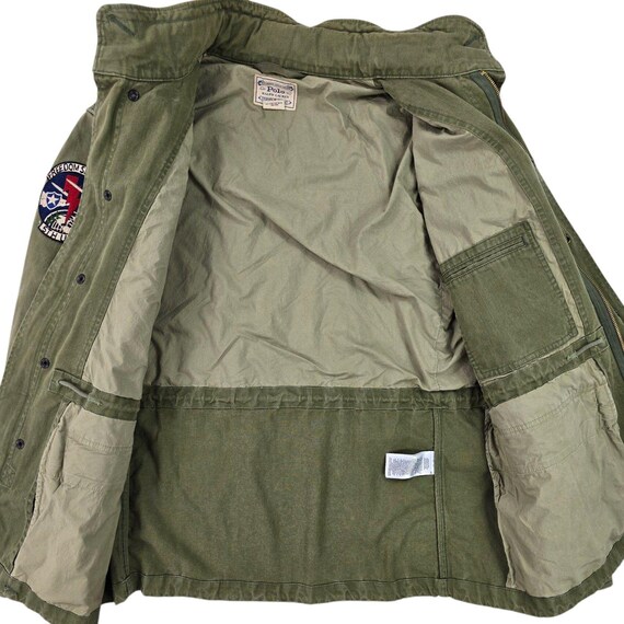 Polo Ralph Lauren Military Patch Field Jacket Green M… - Gem