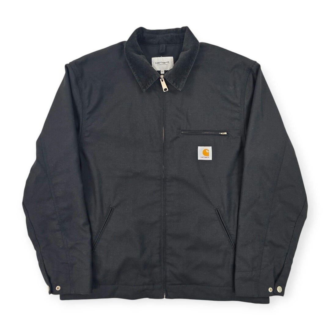 Carhartt WIP Detroit Bomber Jacket Black Men's XXL - Etsy