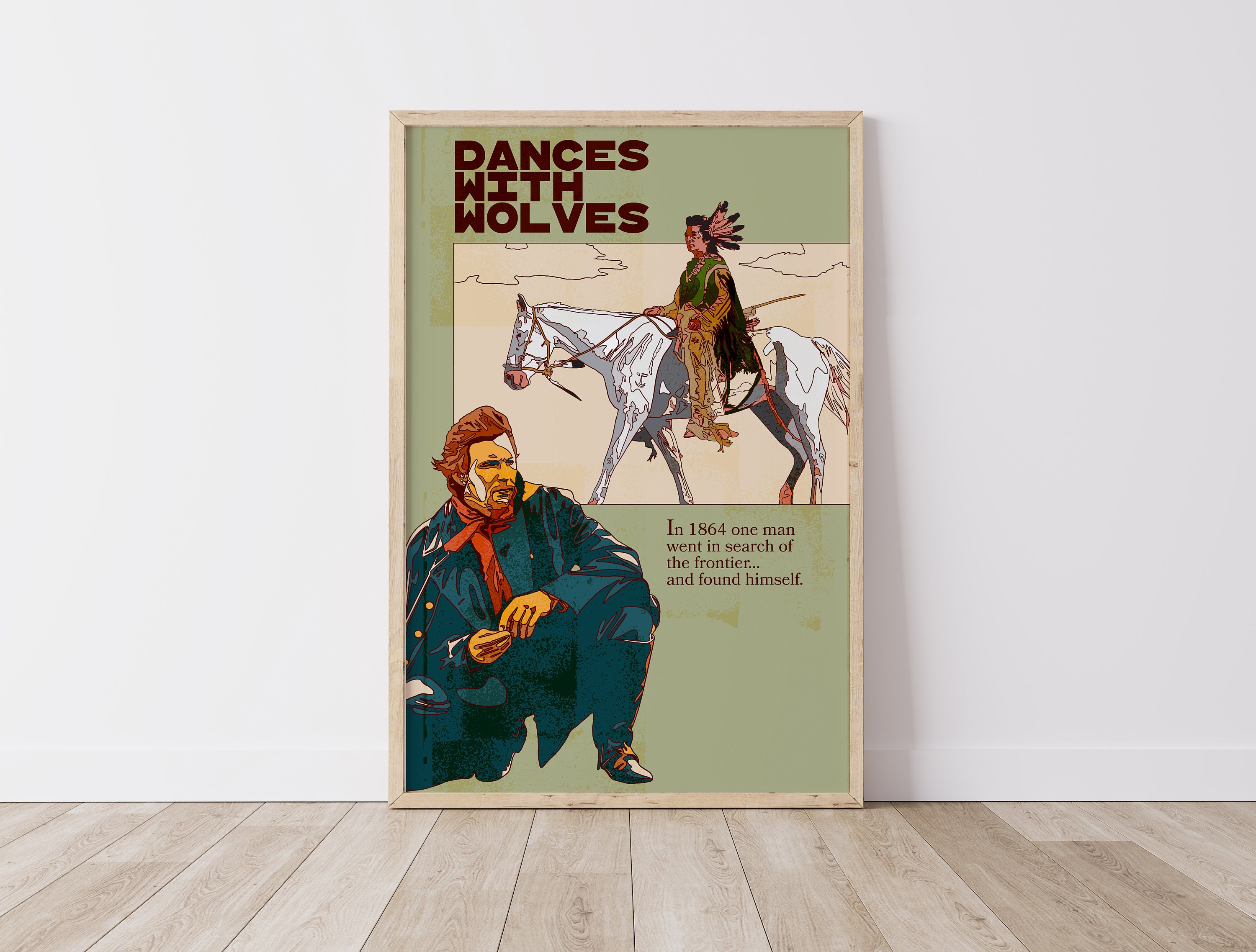 Dances With Wolves Poster - Etsy