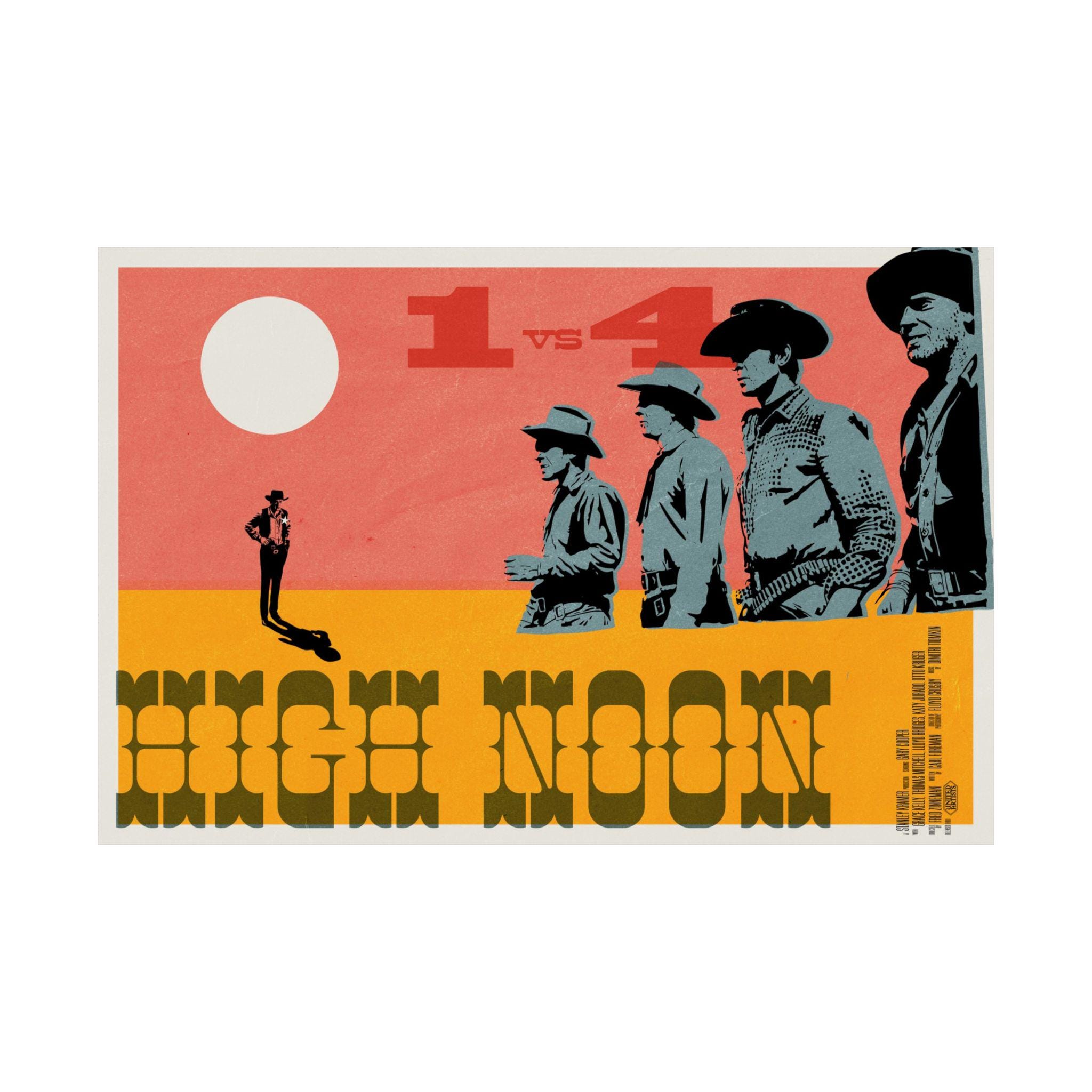 High Noon Horizontal Poster - Etsy