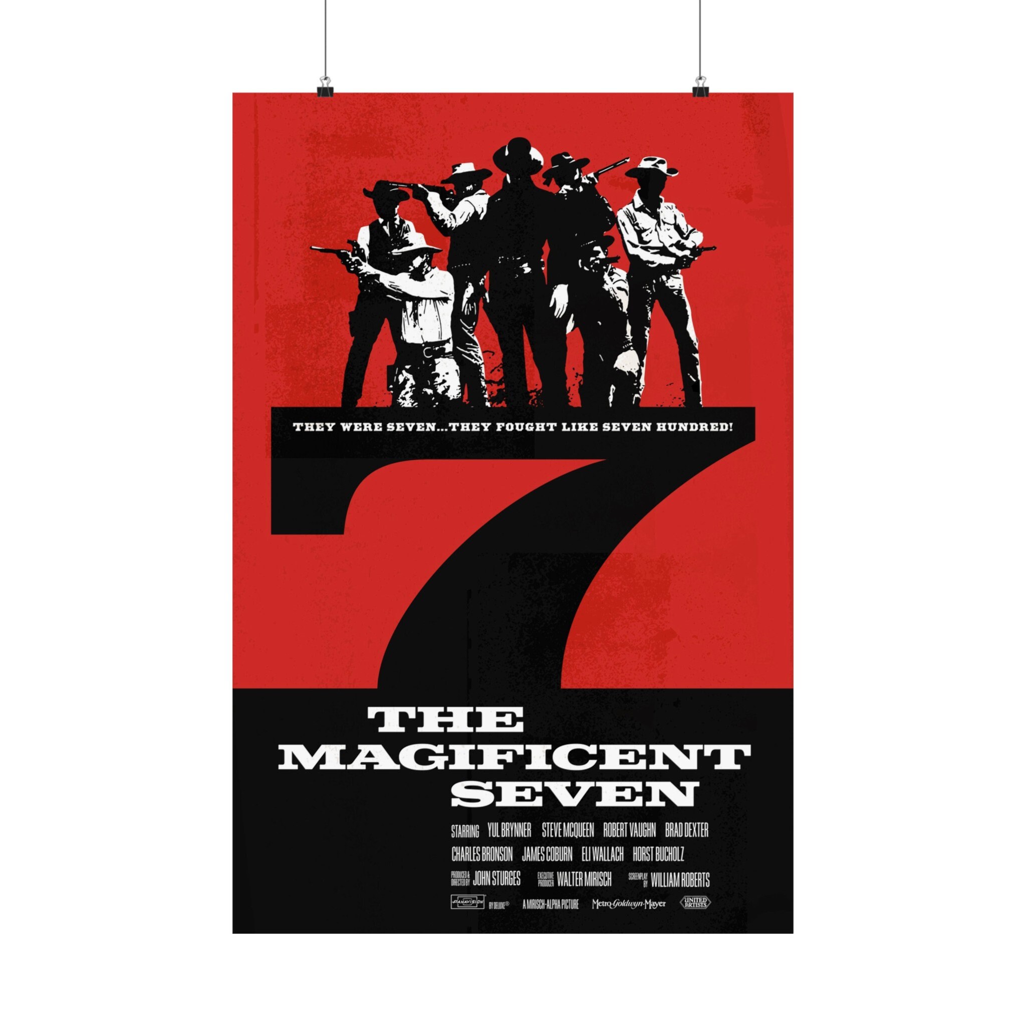 The Magnificent Seven Poster - Etsy