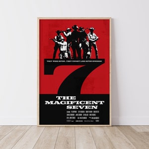 The Magnificent Seven Poster - Etsy