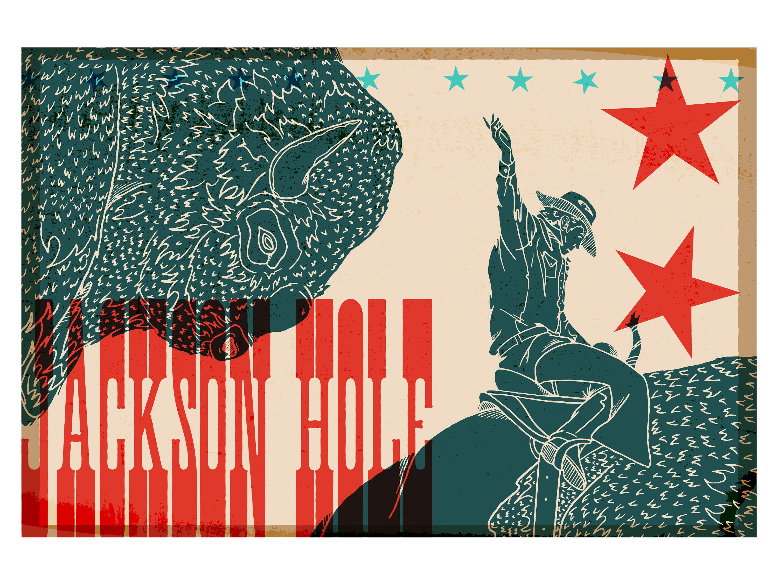 Jackson Hole Alt Horizontal Poster - Etsy