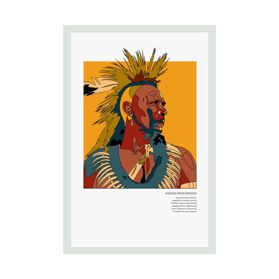 Dances With Wolves Poster 3 - Etsy