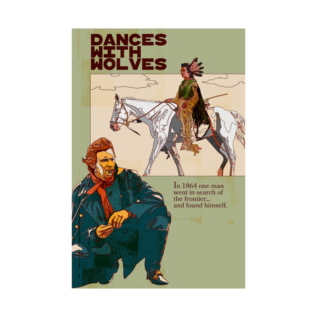 Dances With Wolves Poster - Etsy