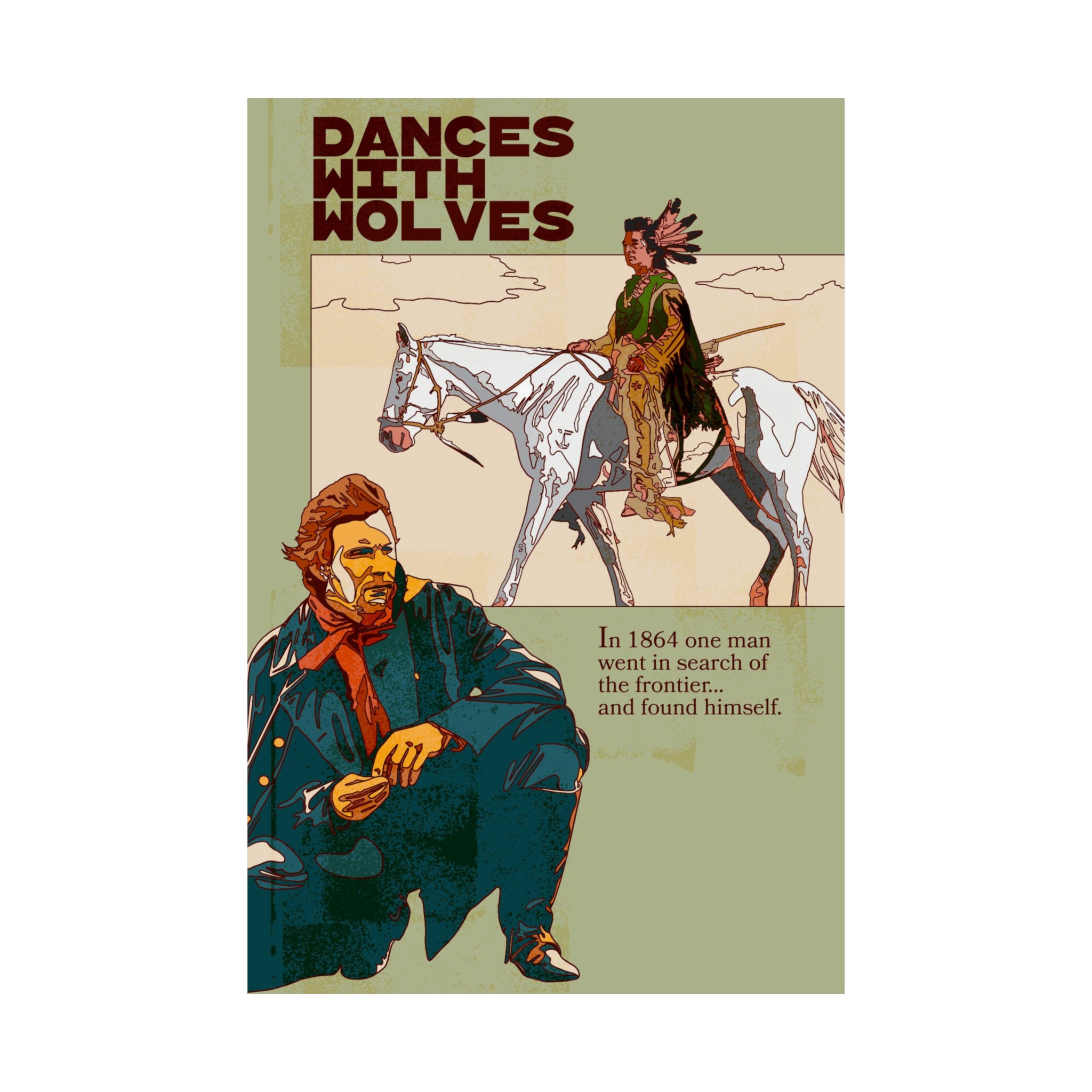 Dances With Wolves Poster - Etsy
