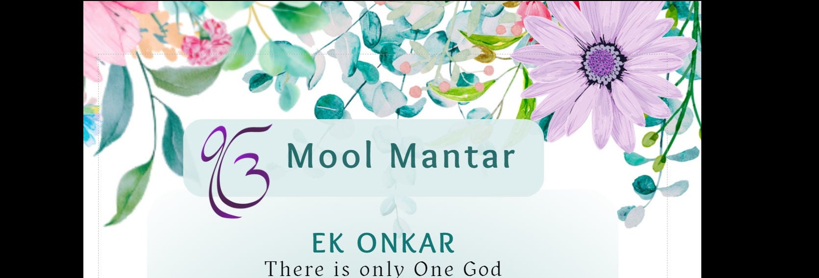 Gurmukhi Mool Mantar From Sri Guru Granth Sahib Ji.2 Designs.digital ...