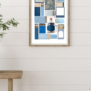 Blank Matchbox Print | Blue and White Matchbox Print | DIY Matchbox ...