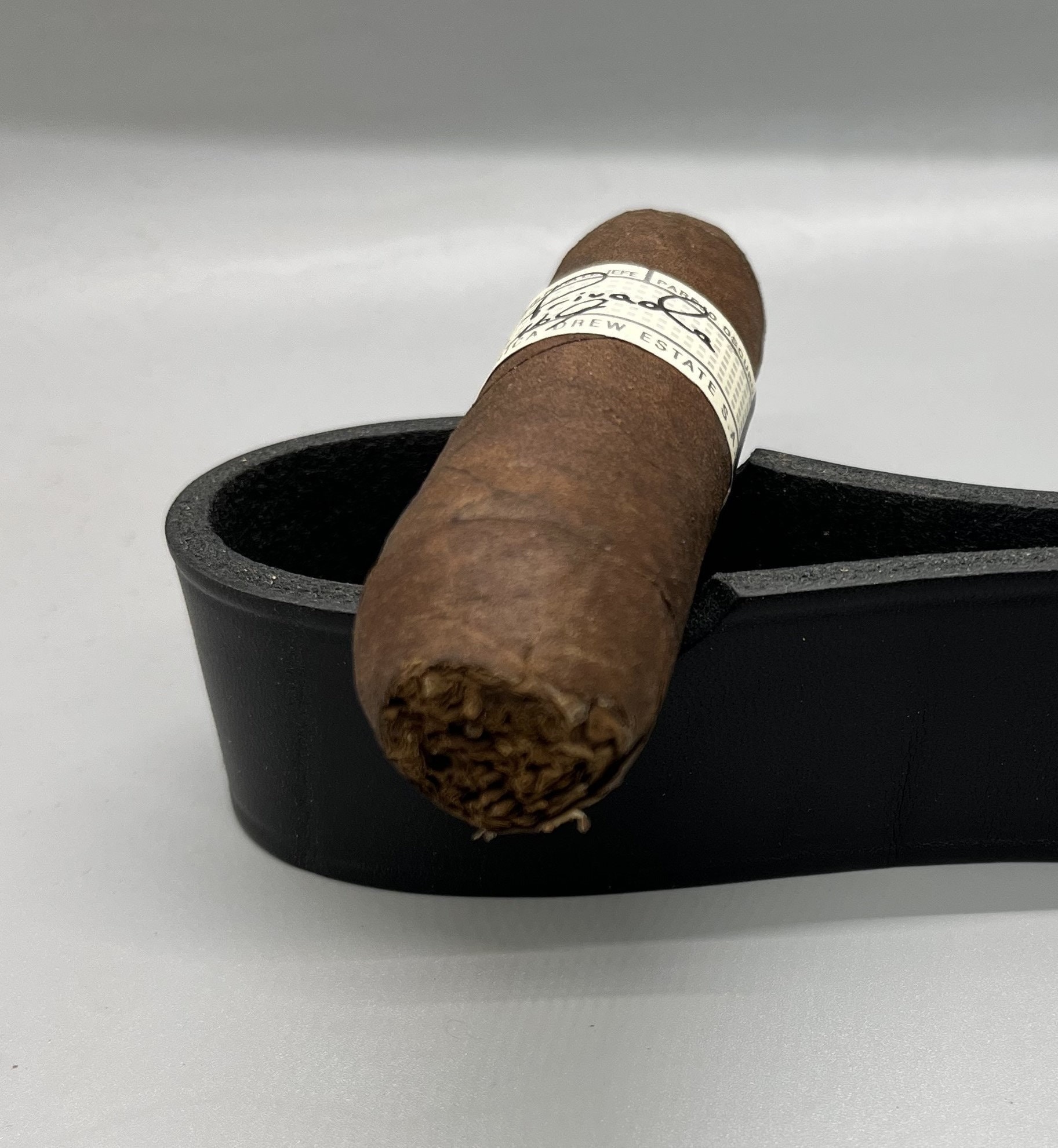 Shotgun Shell Button Pipe / Cigar Stand, Hermann Oak Leather W/WO Cigar ...