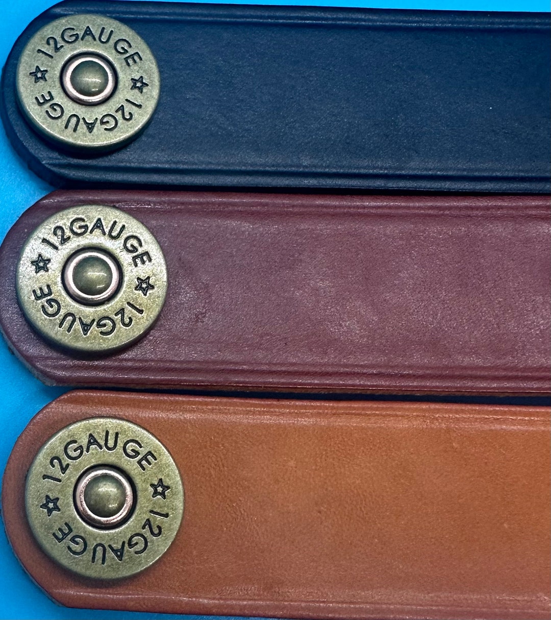 Shotgun Shell Button Pipe / Cigar Stand, Hermann Oak Leather W/WO Cigar ...