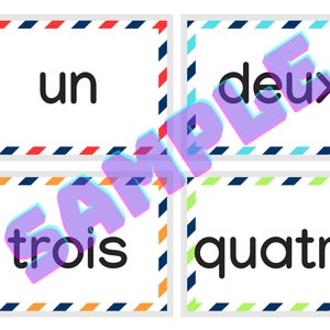 French Vocabulary Flash Cards for Beginners! - Etsy