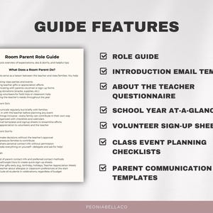 Comprehensive Room Parent Organizer: School Year Planner, Calendar ...