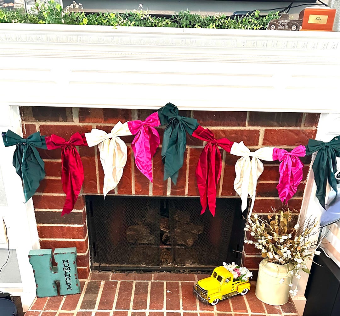 Satin Bow Garland - Etsy