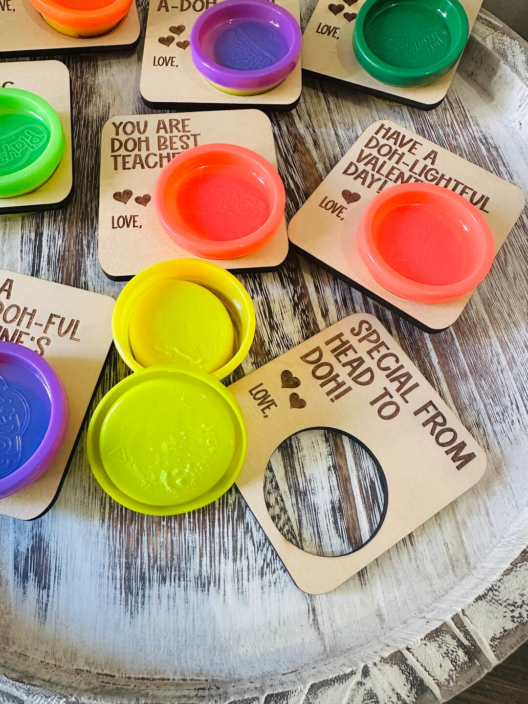 Play Doh Valentine's Day Card - Etsy