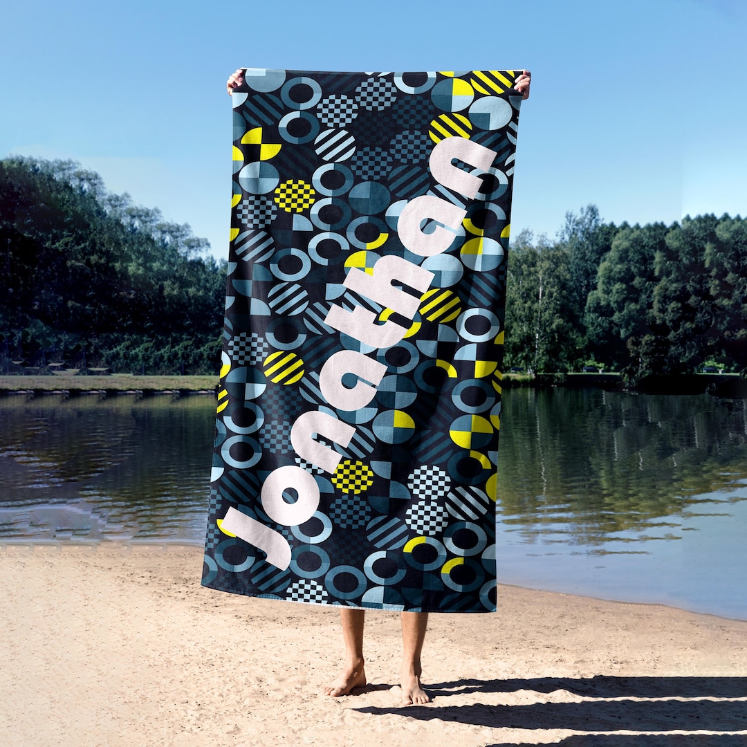 Custom Beach Towel, Personalized Beach Towel, Soft Beach Towel, Beach ...