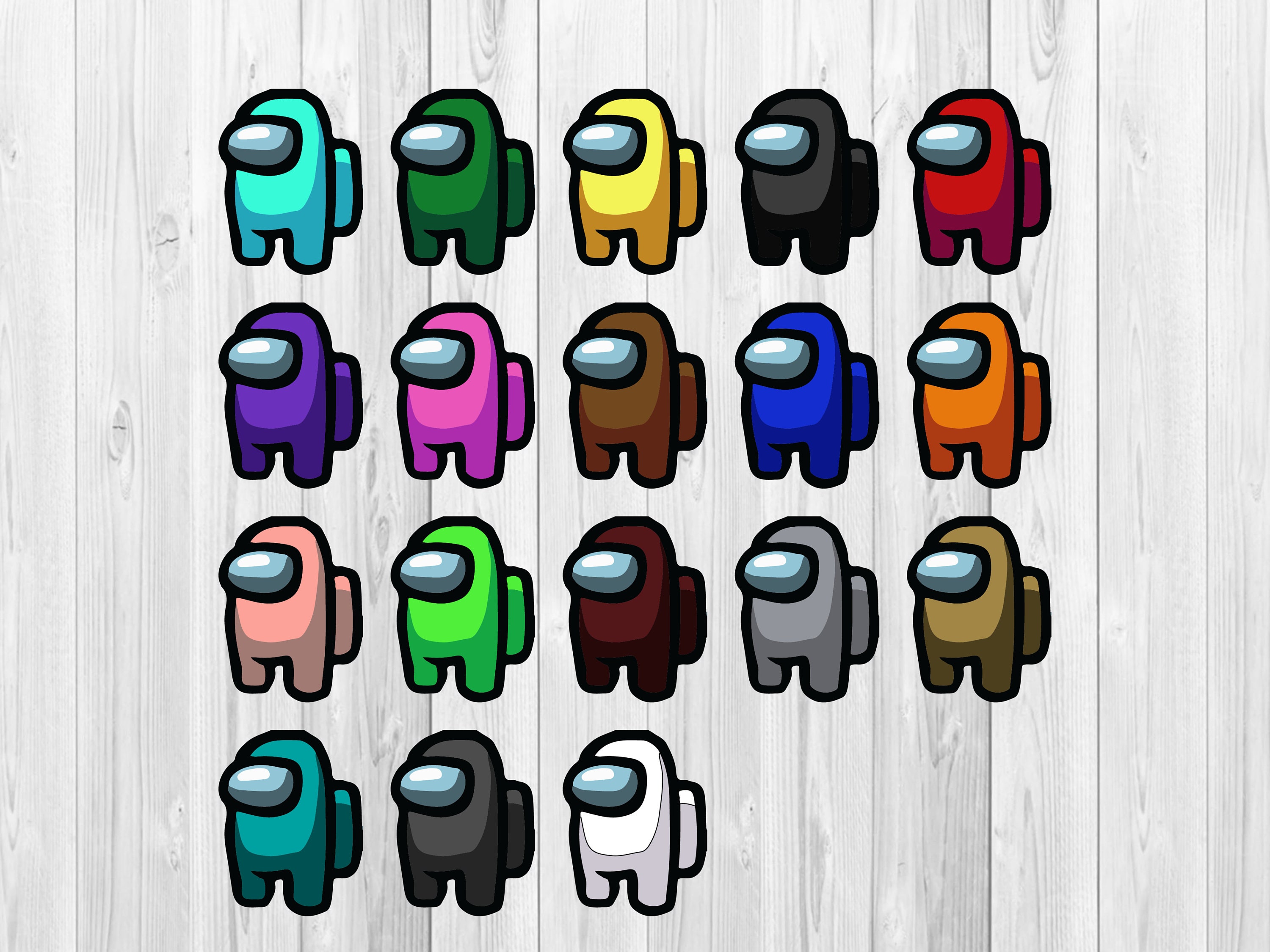 Among Us Svg Bundle Layered Item Amongus Impasta Game - Etsy Australia