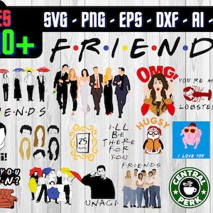 Friends tv show svg - Etsy