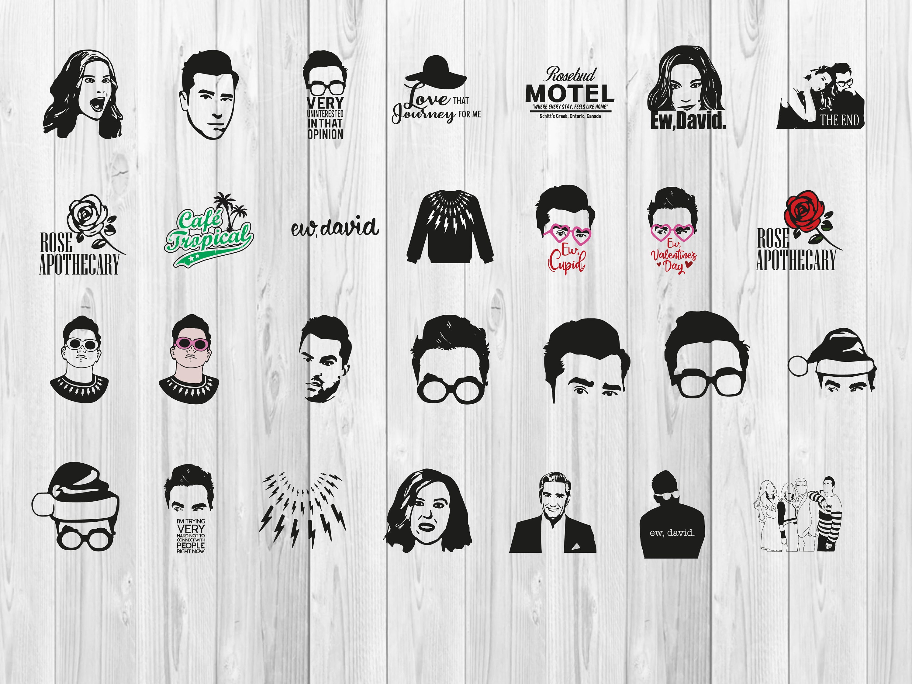 Ew David Svg Bundle Schitts Creek Svg for Cricut Schitts - Etsy UK
