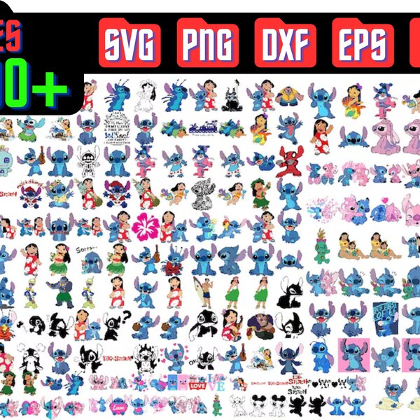 Lilo and Stitch Svg - Etsy