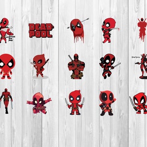 Deadpool Files, Deadpool Svg, Superhero Svg, Layered Files Svg, Png ...