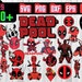 Deadpool Files, Deadpool Svg, Superhero Svg, Layered Files Svg, Png ...