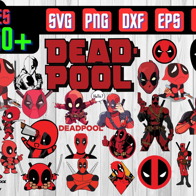 Deadpool Svg - Etsy