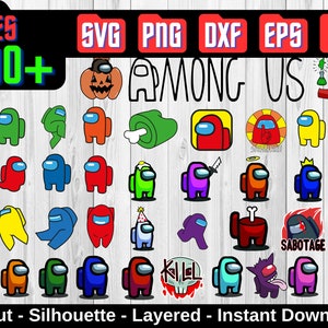Among Us Svg - Etsy
