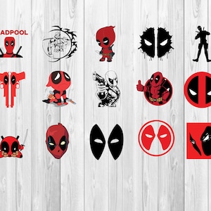 Deadpool Files, Deadpool Svg, Superhero Svg, Layered Files Svg, Png ...
