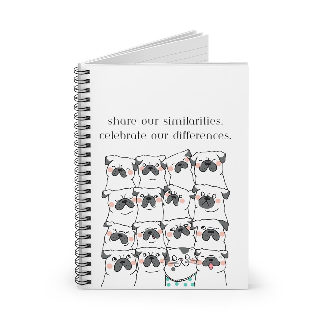 Differences Spiral Notebook Vet Tech Week Veterinary - Etsy