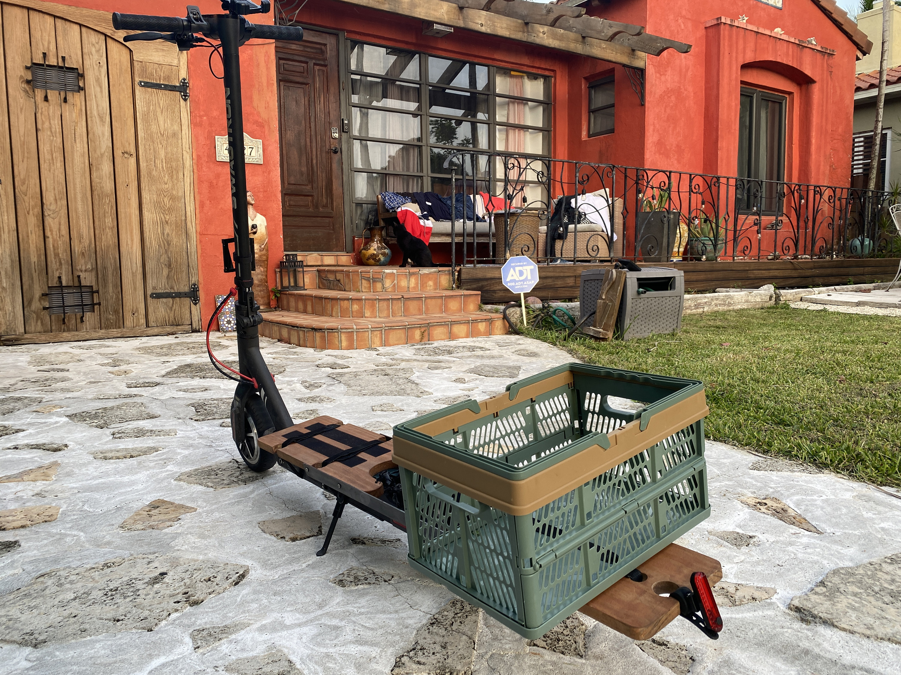 Cargoscoot: Electric Scooter Grocery Transport. Safely Carry Items on ...