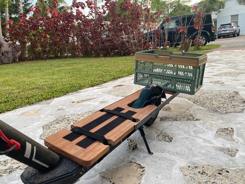 Cargoscoot: Electric Scooter Grocery Transport. Safely Carry Items on ...