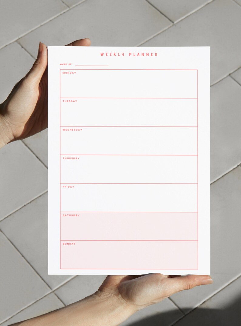 Red 2023 2024 School Year Printable Monthly Calendar With Weekly ...