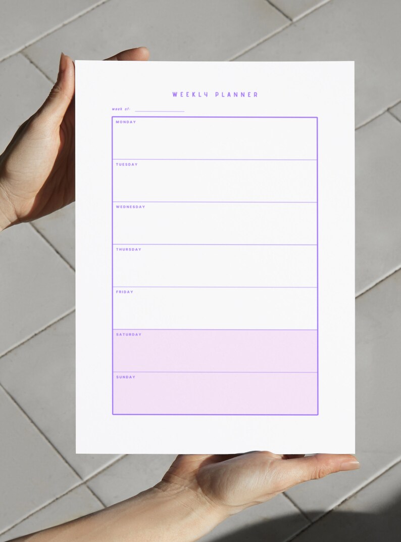 Violet Purple 2023 2024 School Year Printable Monthly Calendar With ...