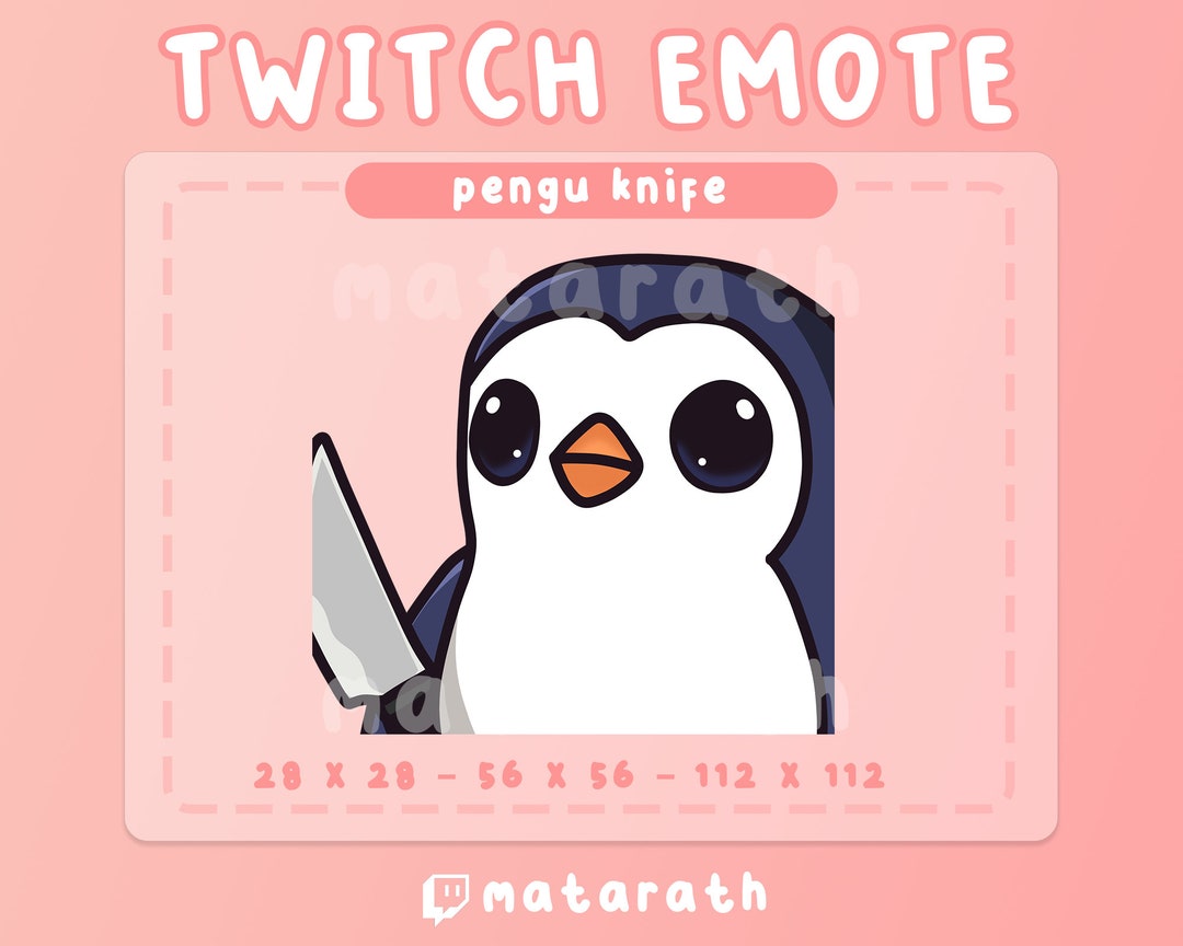 Twitch Emote, League of Legends/pengu Knife Emote - Etsy