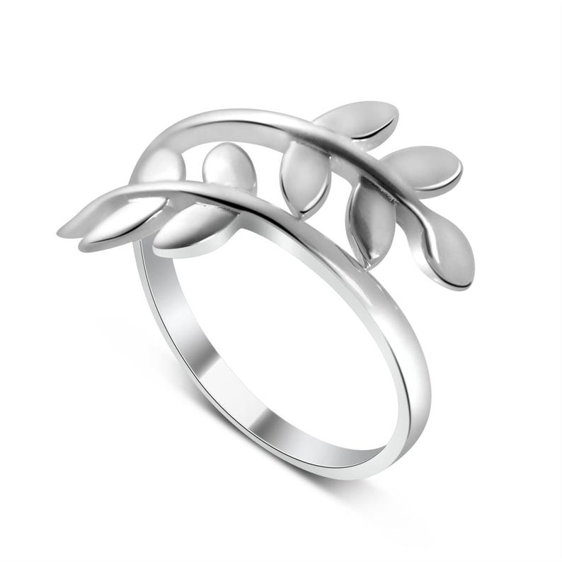 Sterling Silver Laurel Leaf Roman Adjustable Midi Toe Ring - Etsy UK