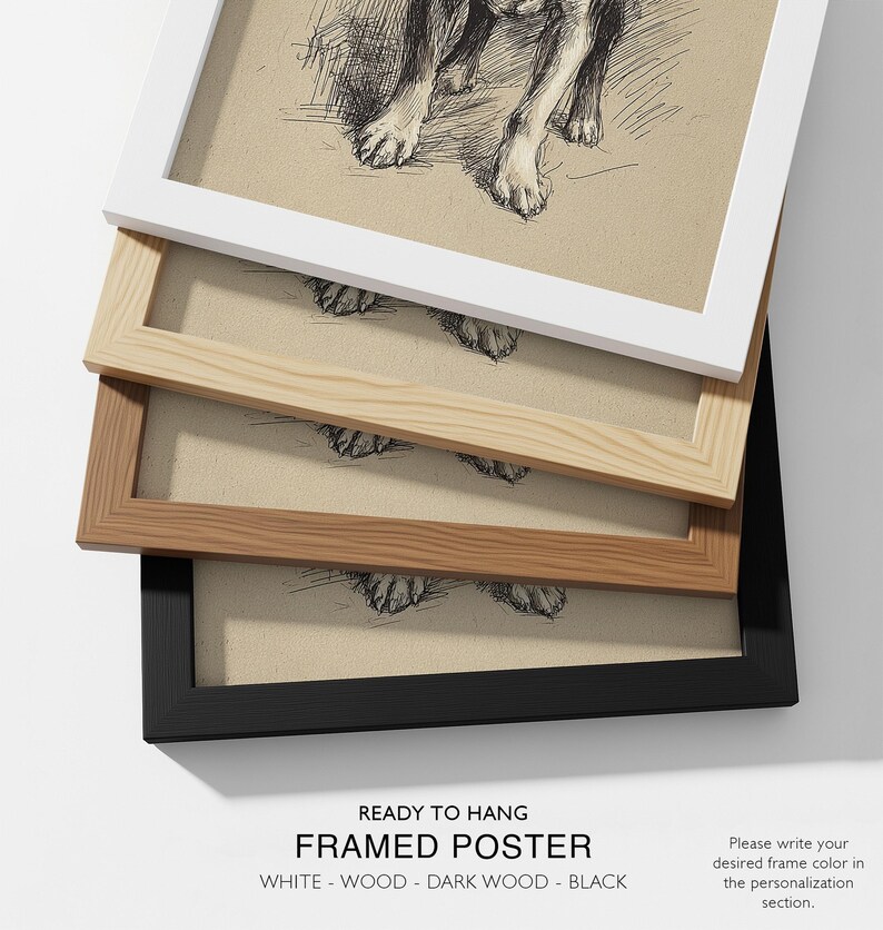 Boston Terrier Pencil Sketch, Standing Dog Art, American Gentleman ...