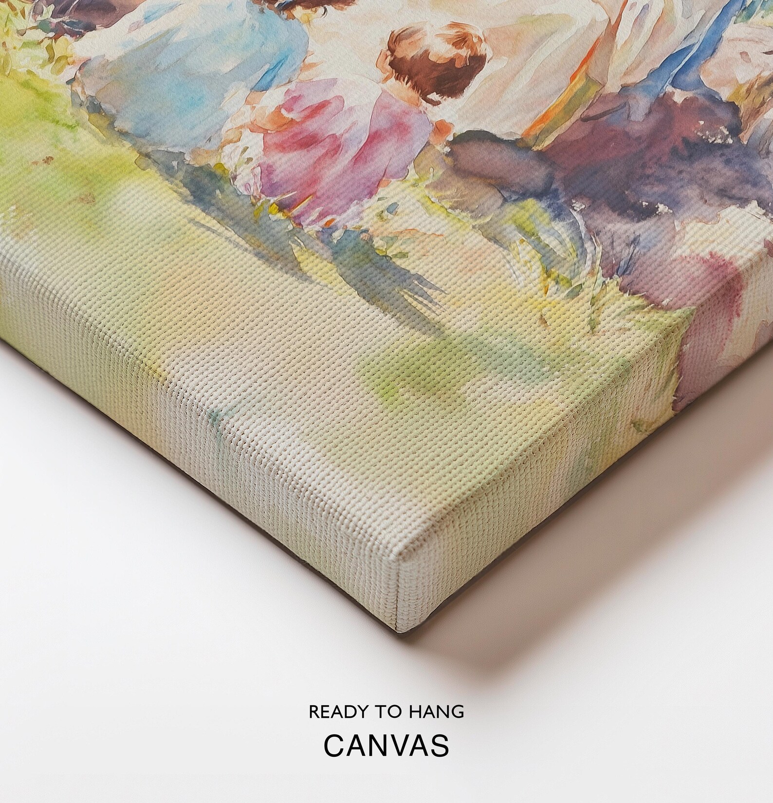 Jesus Teaching Children Watercolor, Christian Nursery Wall Art ...