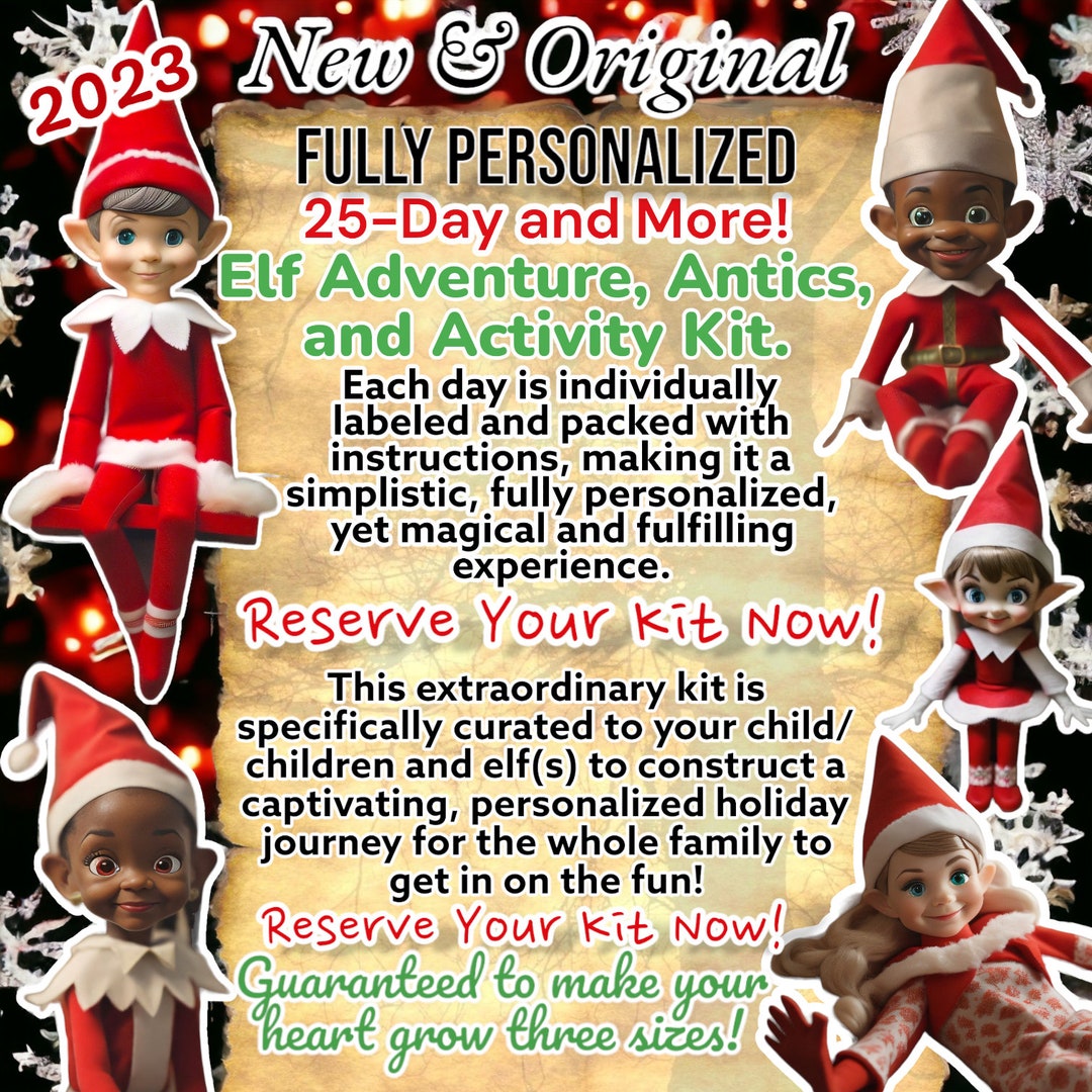 Whimsical Shelfies: the Fully Personalized, 25-day Elf Adventure ...