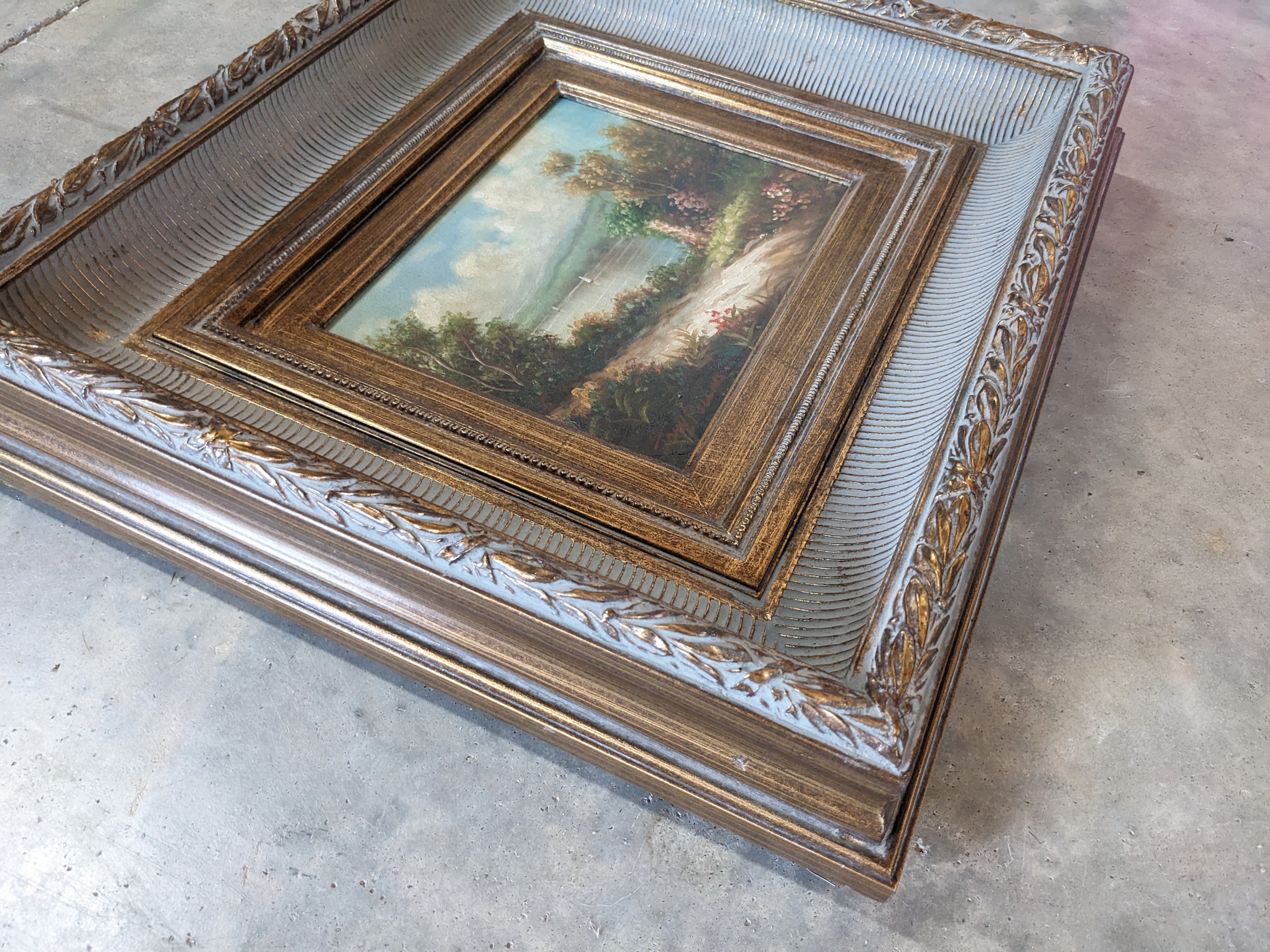 Oil on Canvas Art Frames - Signed by John Pollins - Etsy
