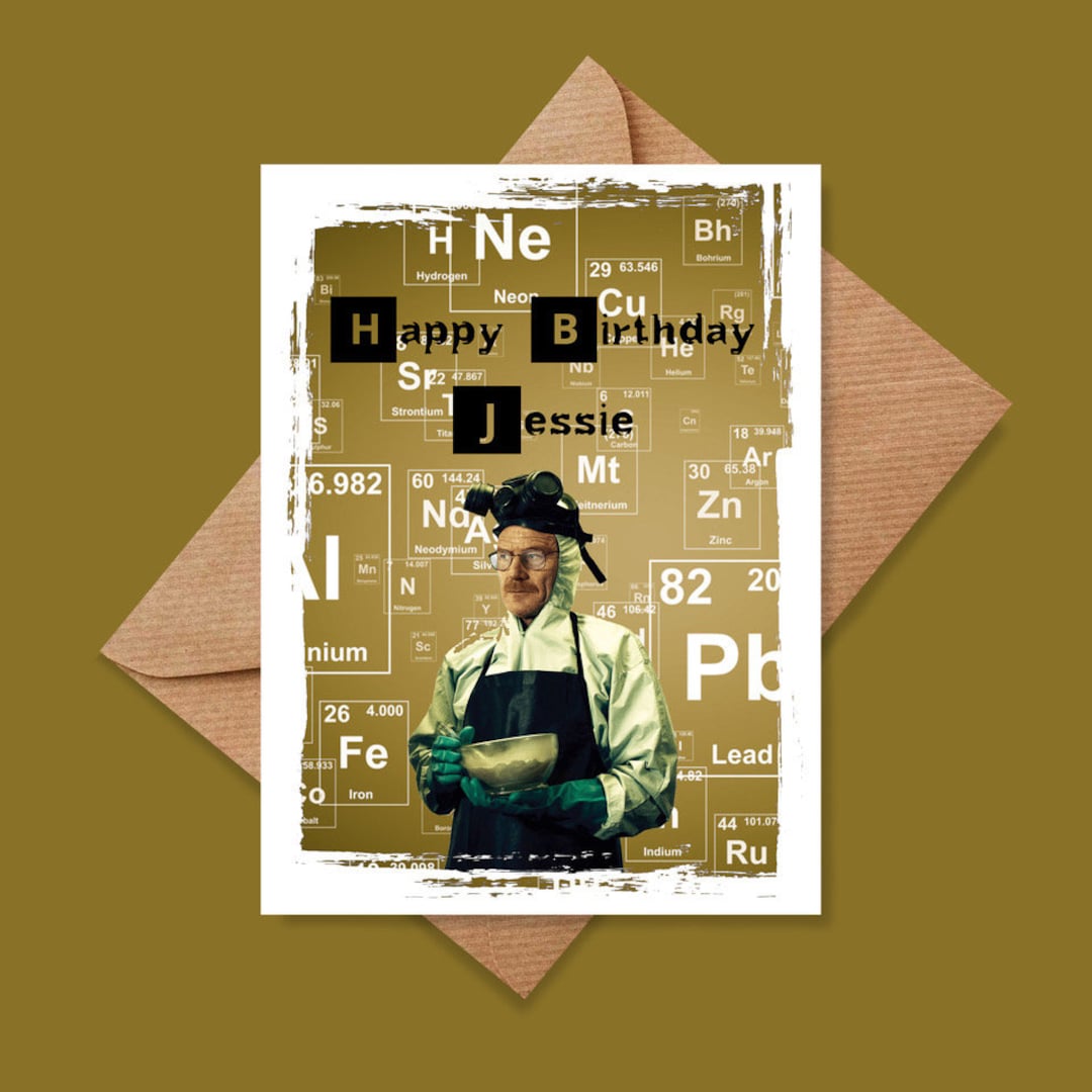 Breaking Bad Birthday Card: Walter & Jessie, Personalized - Etsy