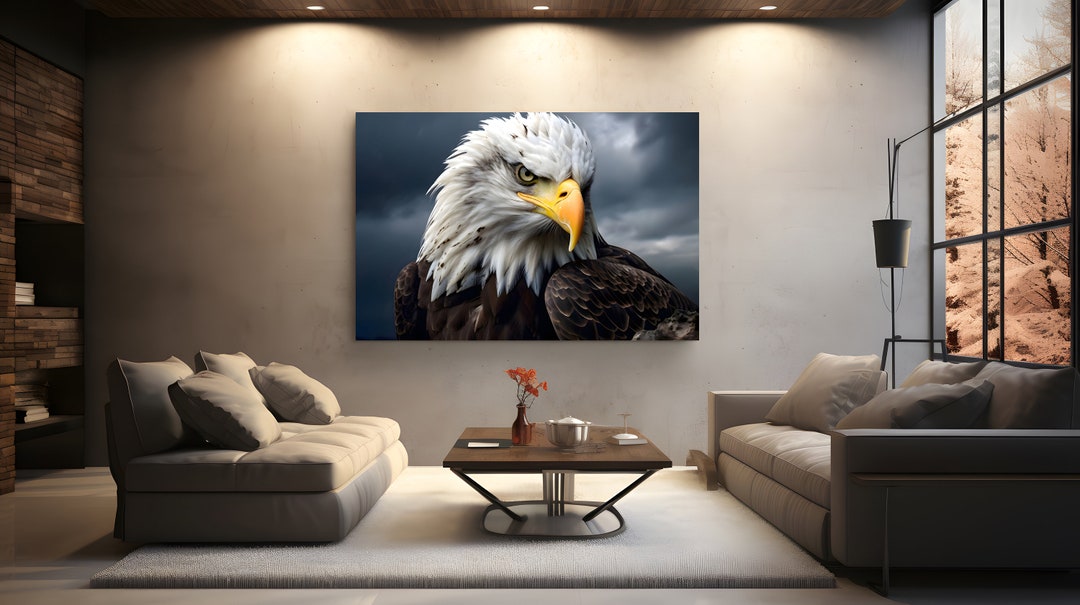 American Bald Eagle Art Photo Print Nature Enthusiast Gift Idea Very ...