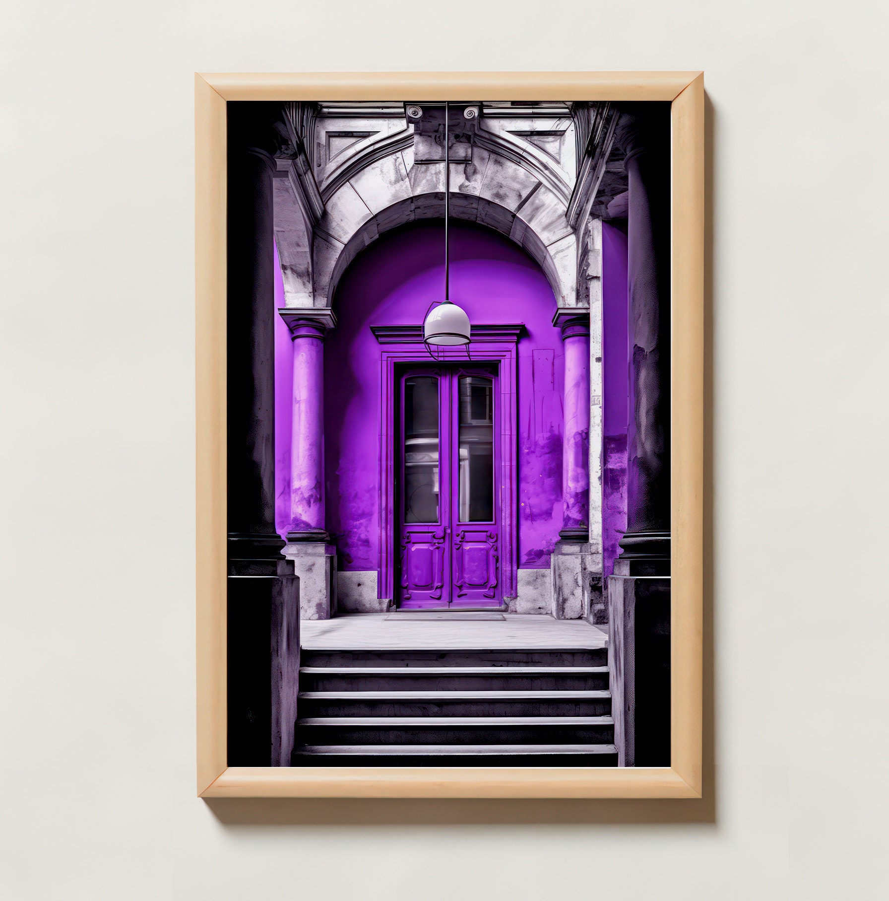 Abstract Art Installation Photo Monochrome Color Experiment - Etsy