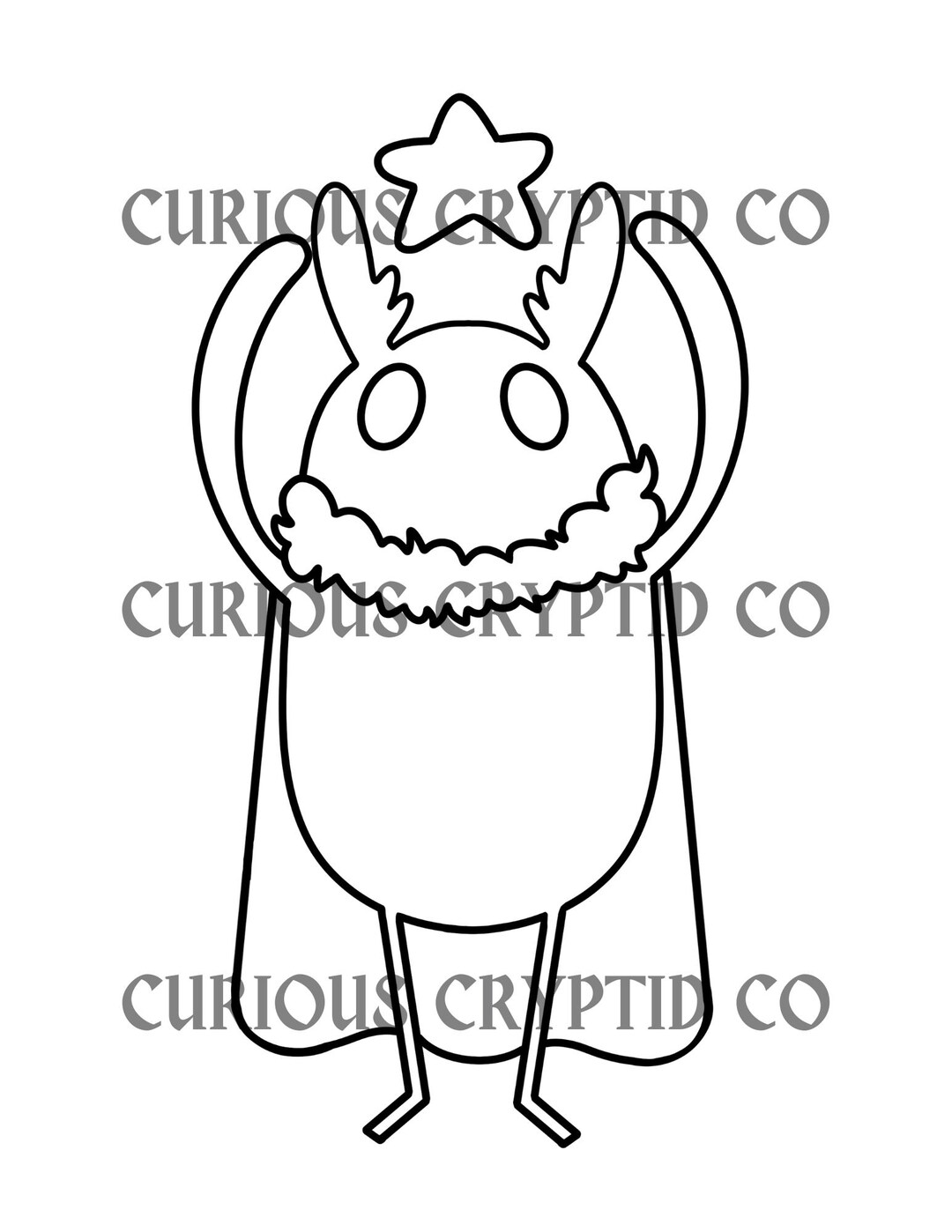 Mothman Coloring Pages - Etsy