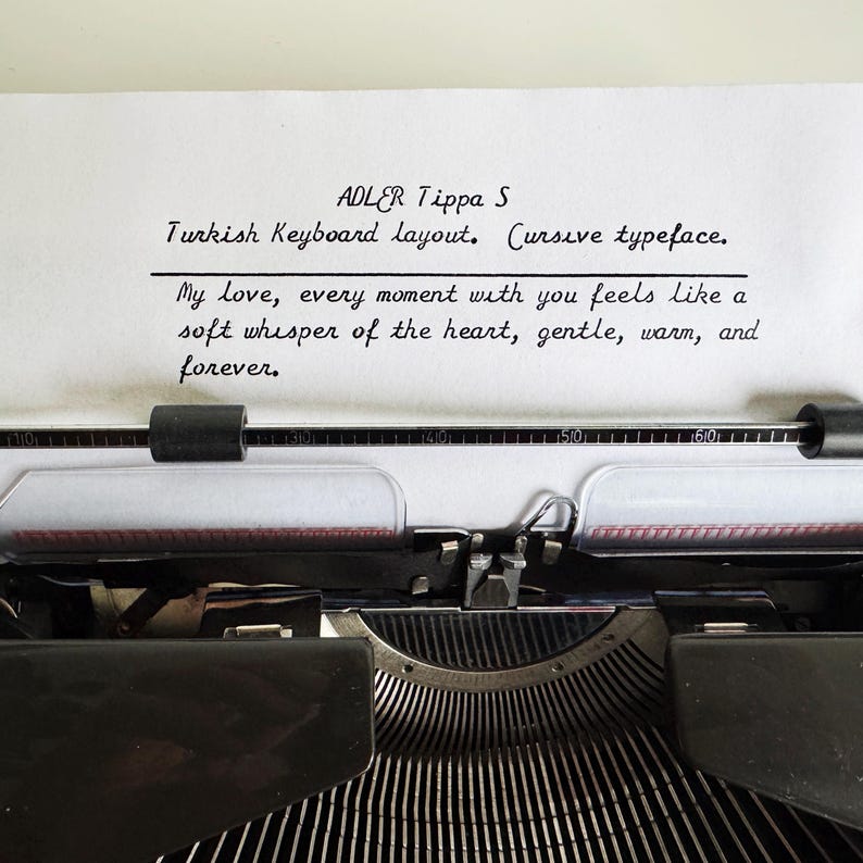 Cursive Typeface - Triumph Adler Tippa S - Ultra-light Portable Working ...