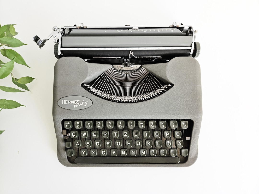 50% OFF!* Hermes Baby, a Portable Working Vintage Typewriter From the ...