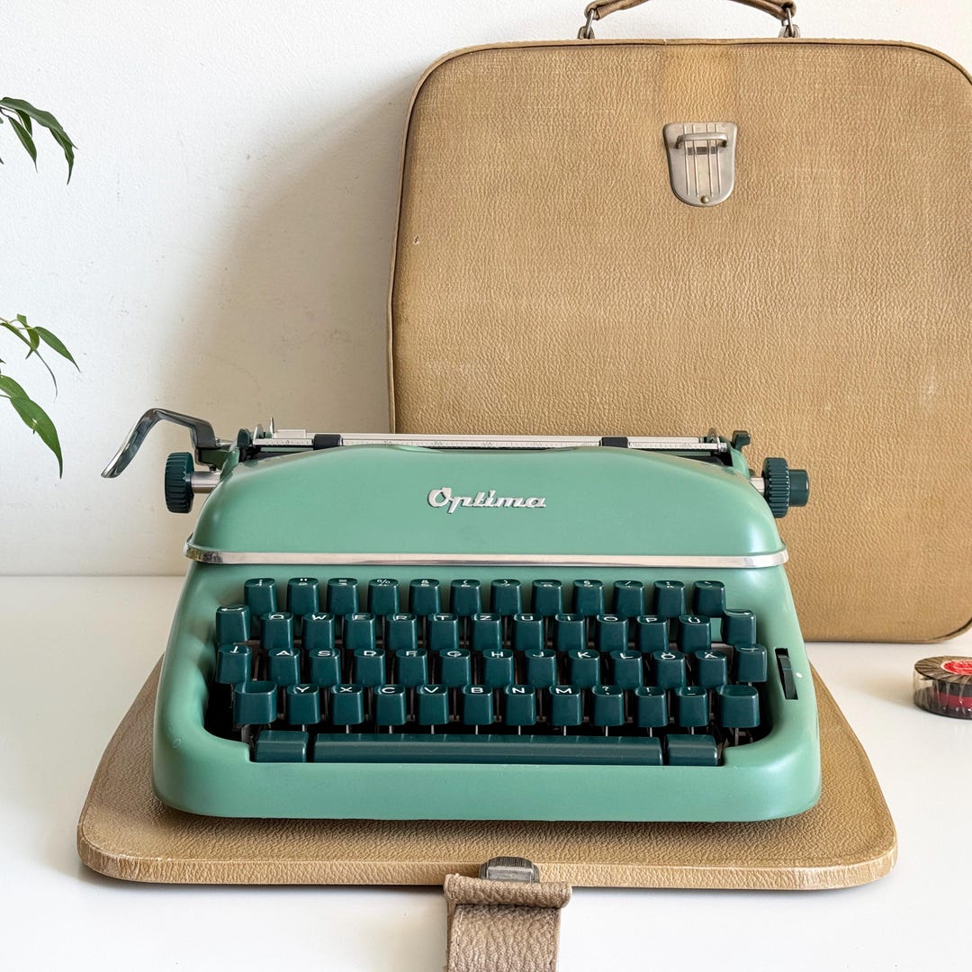 Typewriter Optima Elite 3 From the 1960s, Working, Professionally ...