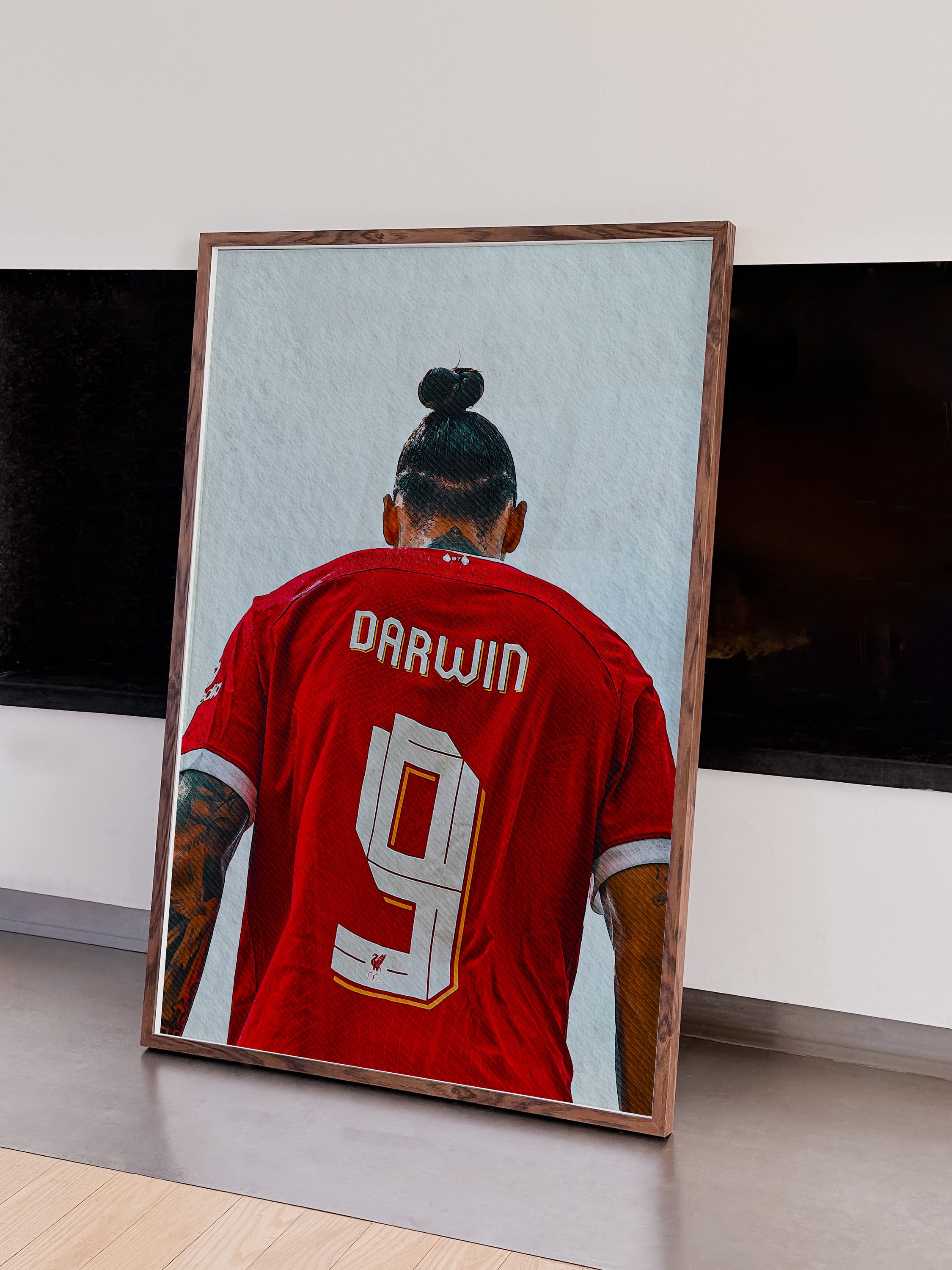 Darwin Nunez Liverpool Poster, Liverpool's New Number 9, Darwin Nunez ...